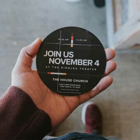 Circle Invitation Cards - Radiant Printing