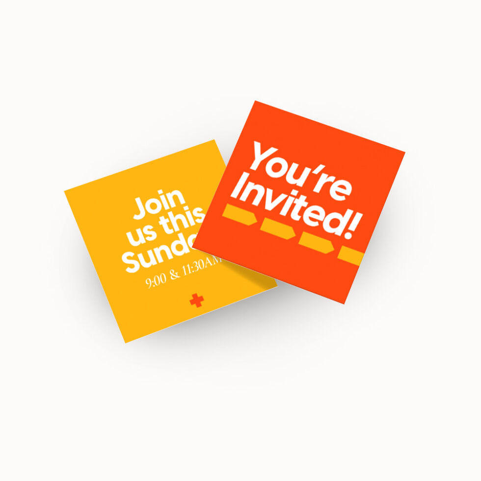 Square Invitation Cards - Radiant Printing